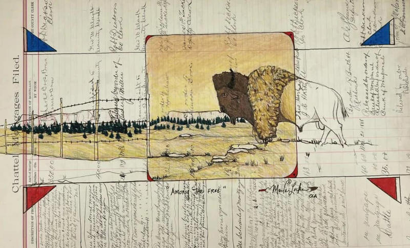 Carl Moore | Ledger Art